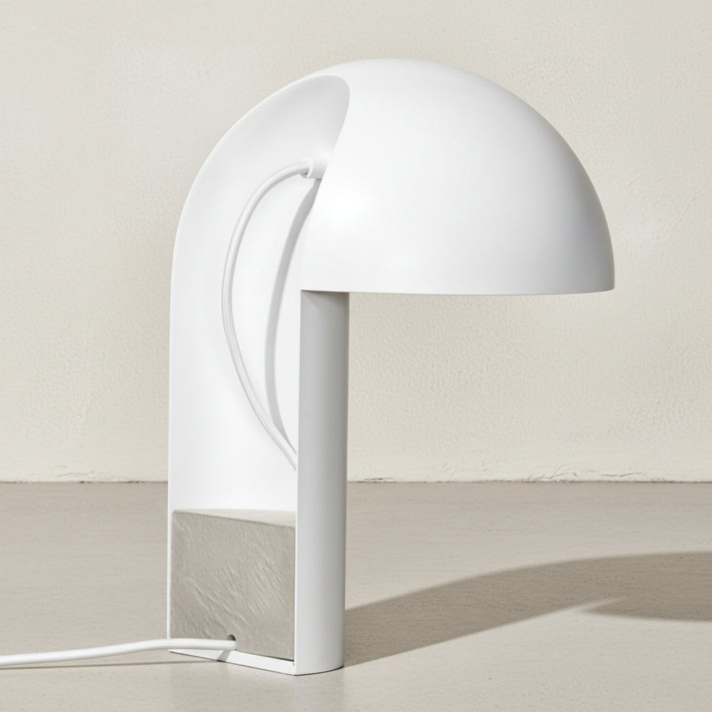 Gejst, Denmark - LEERY table lamp, white
