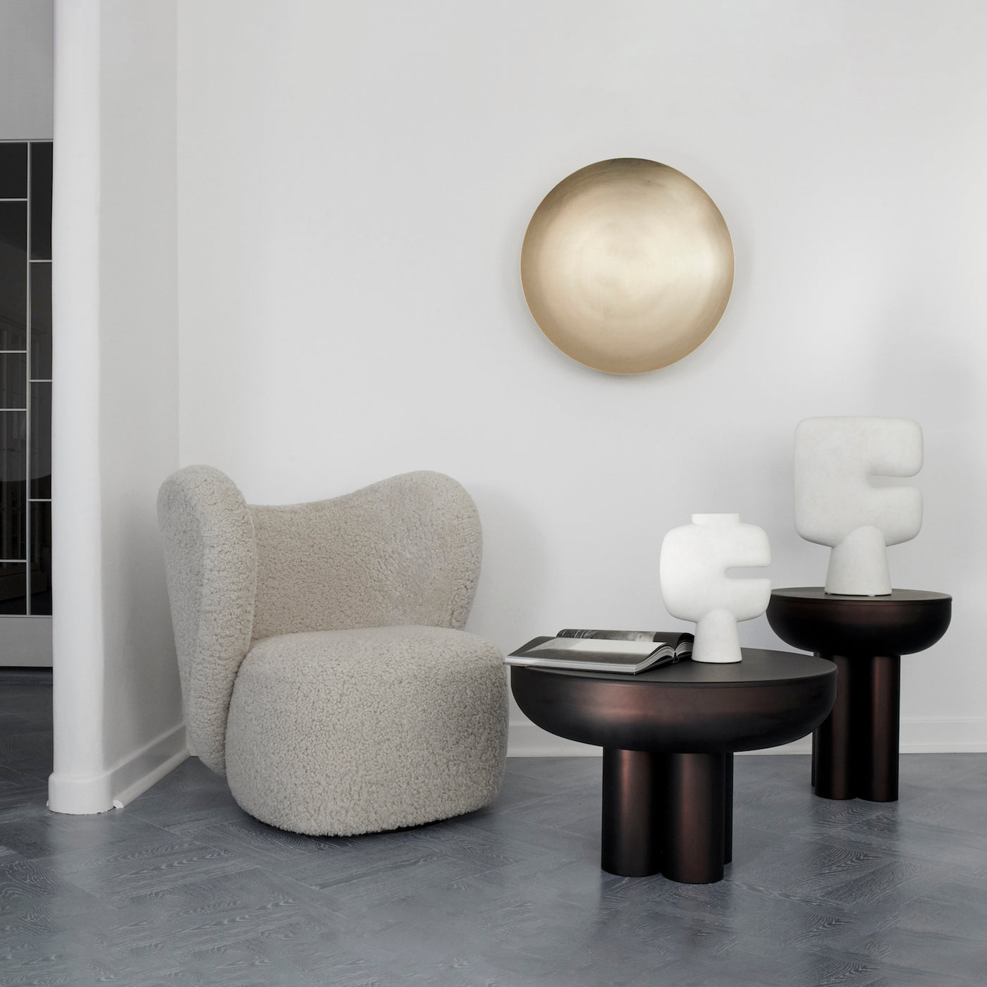 101 Copenhagen - Crown Table, Tall - Burned Black