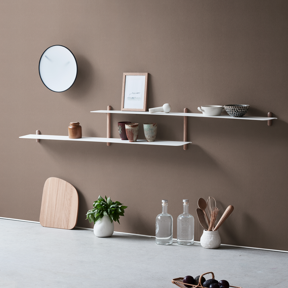 Gejst, Denmark - Momentt wall clock - white